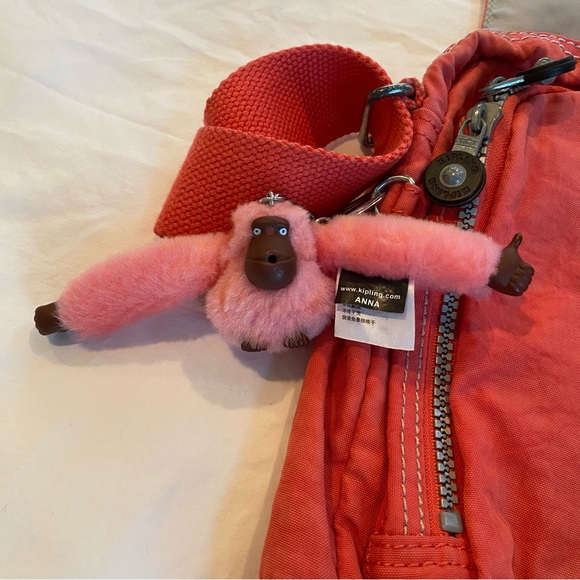 Kipling | Bags | Kipling Light Pink Nylon Crossbody Bag Adjustable ...